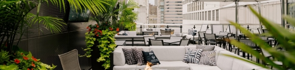 Upstairs at The Gwen | Rooftop Bar & Dining in Chicago